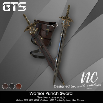 Second Life Marketplace - [GTS] Warrior Punch Sword